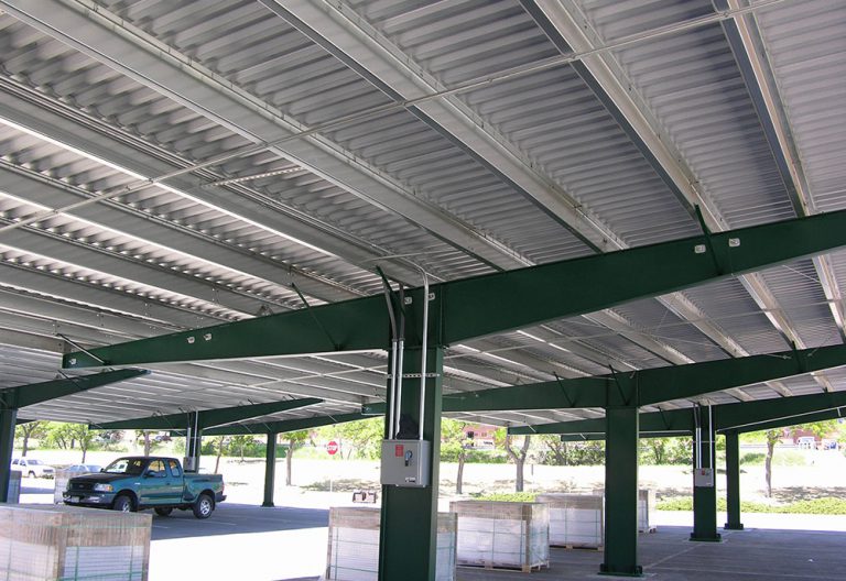 Metal Canopy Pavilion in Bannock County Fairgrounds, Idaho