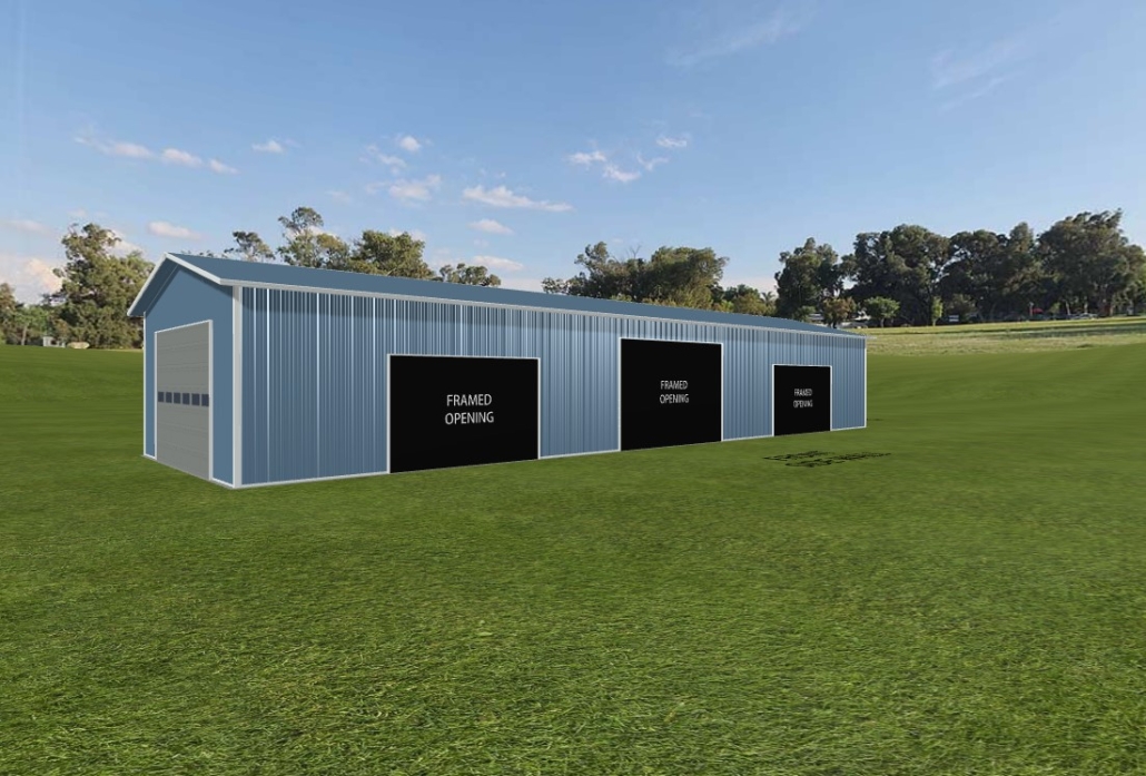 Steel Farm Building in Nebraska Sunward Steel Buildings