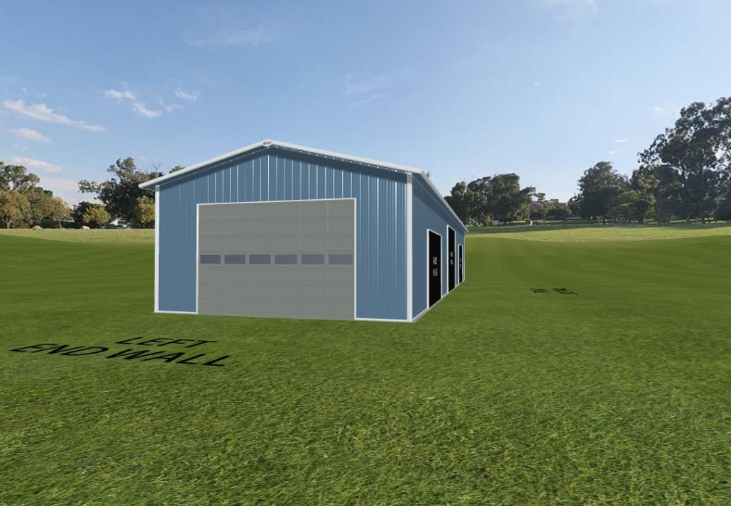 Steel Farm Building in Nebraska Sunward Steel Buildings