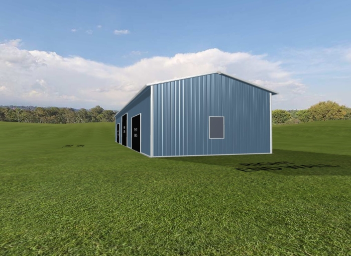 Steel Farm Building in Nebraska Sunward Steel Buildings