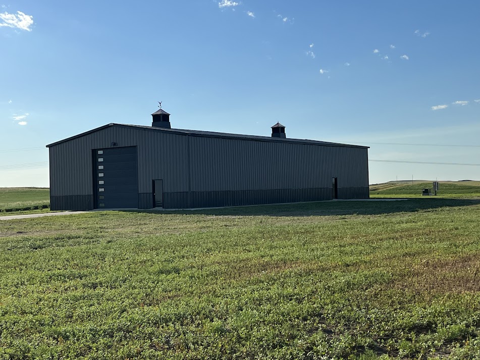 Metal Family Farm Building In New England, North Dakota
