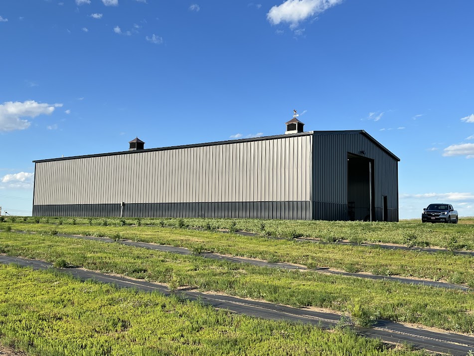 Metal Family Farm Building In New England, North Dakota