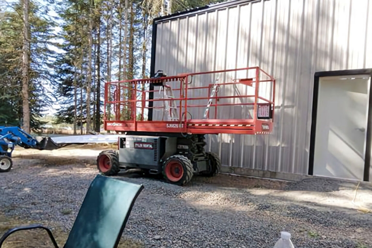 Metal Shop Building in Salkum, Washington