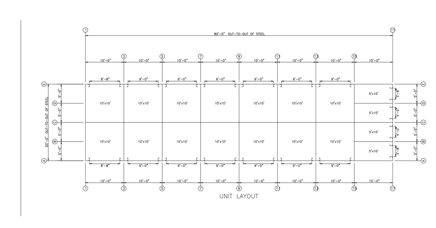Self Storage Steel Buildings | Metal Building Kits for Construction