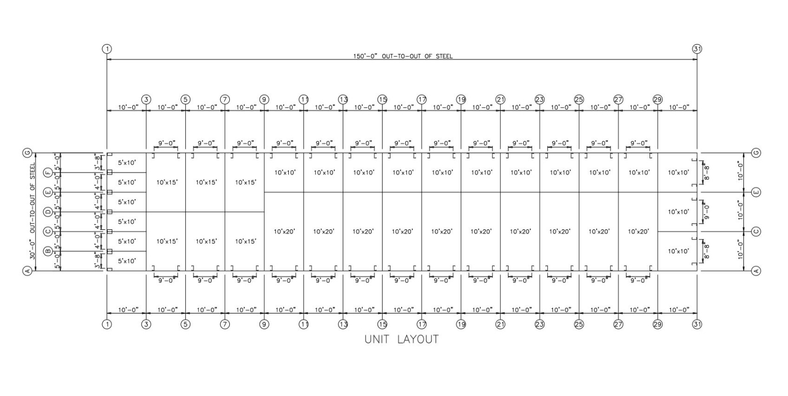 Self Storage Steel Buildings | Metal Building Kits for Construction