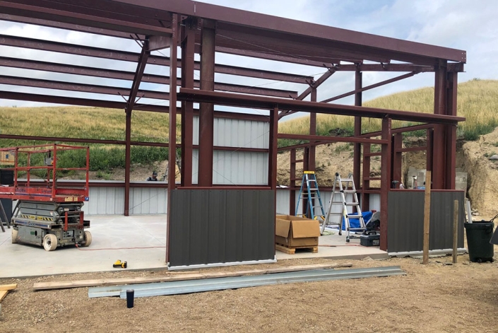 Steel Building in Montpelier, North Dakota