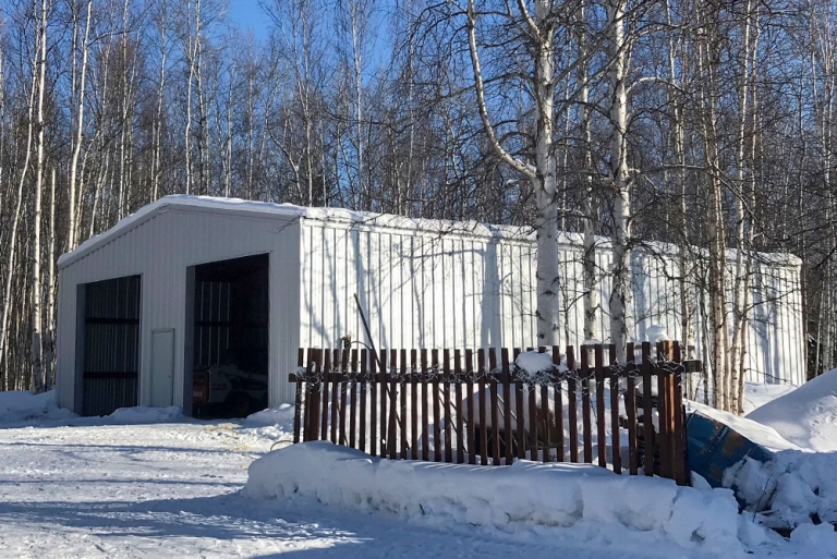 Steel Shop Building in Fairbanks, Alaska | Sunward Steel Buildings