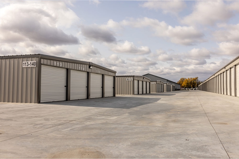 2 Metal Self-Storage Buildings in Morris, Minnesota