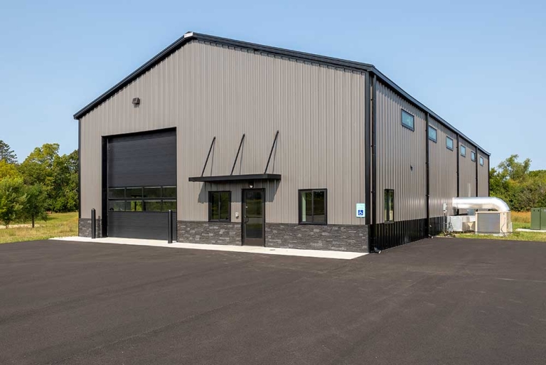 Twin Steel Storage Buildings | Sunward Steel Buildings