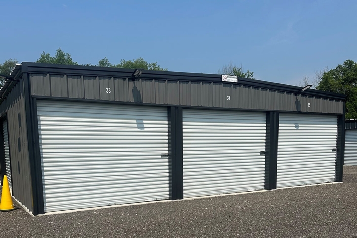 Pair of Prefabricated Steel Mini Storage Buildings | Sunward Steel ...